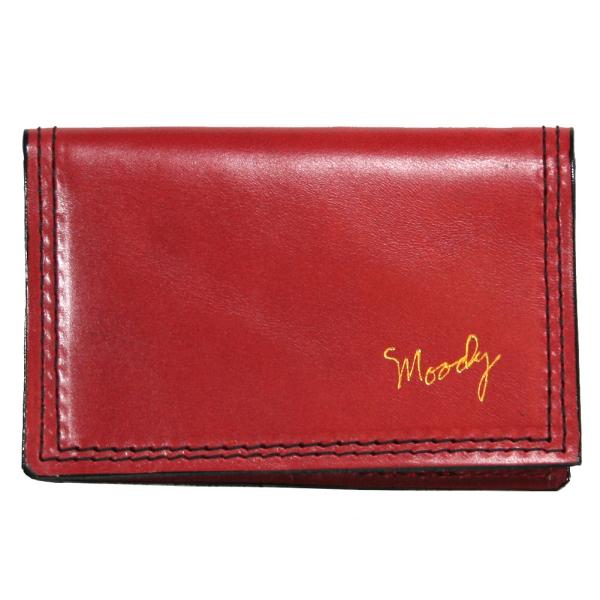 [Moody Leather] Leather Wallet (Ruby Red / Black) - ムーディー・レザー・ウォレット