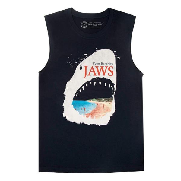 [Out of Print] Peter Benchley / Jaws Tank Top (Midnight Navy) - ピーター・ベンチリー / ジョーズ タンクトップ