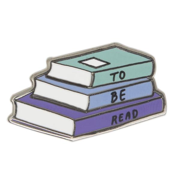 アウト・オブ・プリントTackle your TBR book pile with this enamel pin.・Brass with white nickel finish - 真鍮ニッケルメッキ仕上げ・Weight : 0.15 o...