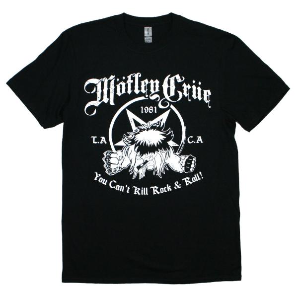 Motley Crue / YOU CAN'T KILL ROCK &amp; ROLL100% CottonOfficial Licensed[UNISEX]参考SIZE : 身幅 : 着丈Small : 44~49cm : 67~71c...
