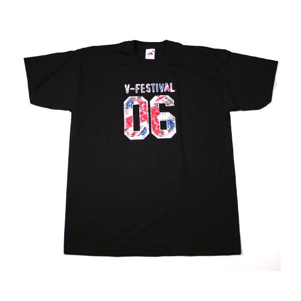 2006年ロンドン HYLANDS PARKとWeston Parkにて同時開催されたV FestivalのT-shirts.■出演アーティスト■RadioheadMorrisseyFAITHLESSBeckKasabianPaul Wel...