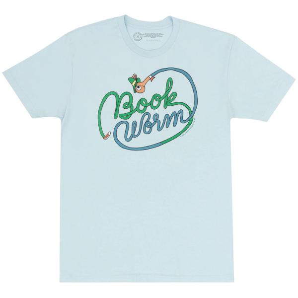 リチャード・スキャリー作品の人気キャラクターLowly Worm(ミミズのローリー)・100% Cotton Fitted Tee・Distressed, Softened Print・Color: Light BlueEach purch...