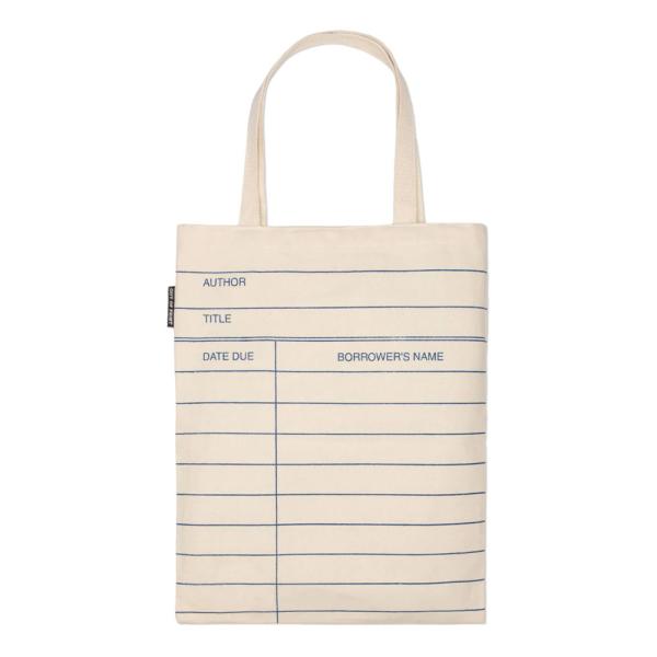 Out of Print オリジナルデザインExpress your love for libraries with this original library card gray tote bag.素材 : 100% Cotton Can...