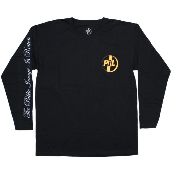 PUBLIC IMAGE LTD / THE PUBLIC IMAGE IS ROTTEN・100% Cotton・Black・Official Licensed・Made in UK[UNISEX]参考SIZE : 身幅 : 着丈 : 袖...