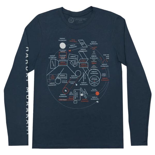 アウト・オブ・プリント村上春樹 / MURAKAMI NOVELS MAPDesign by John GallThe Murakami Novels Map unisex tee features Gall redesigning his...