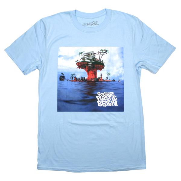 GORILLAZ / PLASTIC BEACH (2010)Artwork by Jamie Hewlett2010年に発表されたGorillazの3作目のスタジオアルバム「Plastic Beach」カヴァーデザイン。・100% Cot...