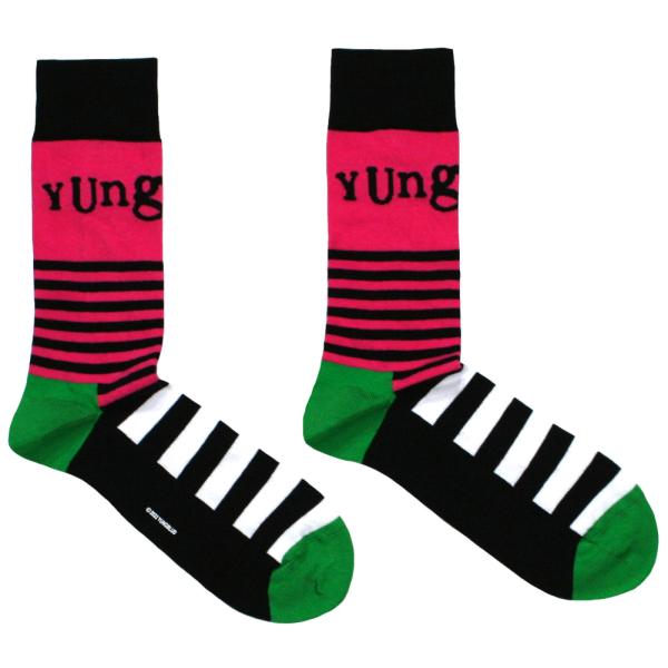 YUNGBLUD / LOGO &amp; STRIPES・素材 : 85% Cotton, 13% Nylon, 2% Elastane(Spandex)・Size : 25.5cm ~ 29.5cm・Official Licensed・...