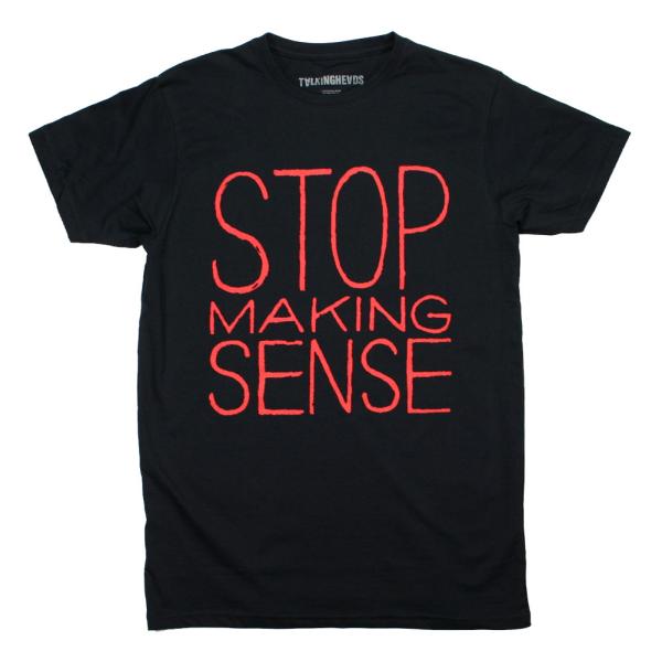TALKING HEADS / STOP MAKING SENSE (1984)1984年に発表されたコンサートフィルム「Stop Making Sense」タイトルロゴデザイン。・100% Cotton・Black・Official Li...