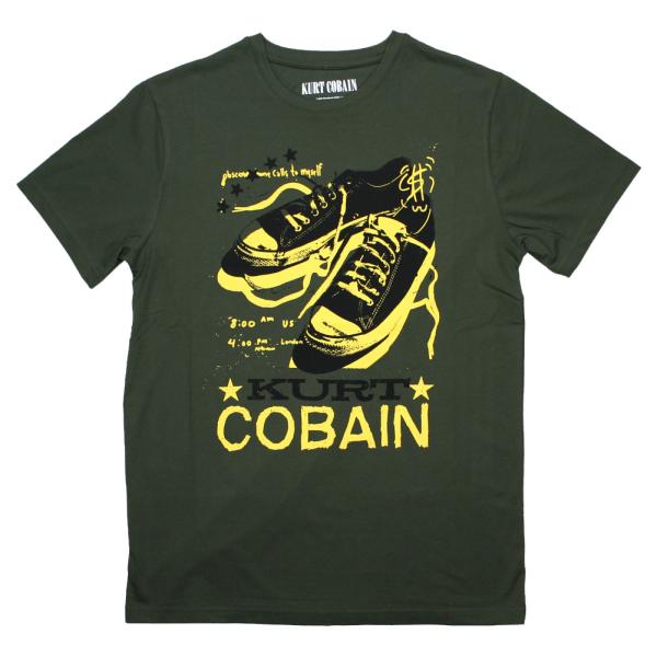KURT COBAIN / OBSCENE CALLS TO MYSELF・65% Cotton, 35% Polyester・Dark Green・Official Licensed・Made in Egypt[UNISEX]参考SIZE...