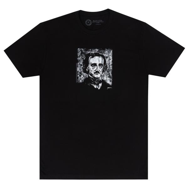 アウト・オブ・プリントEdgar Allan Poe / Romance (1829)フロントにエドガー・アラン・ポーの肖像、バックに1829年の作品「Romance」の一節がデザインされています。"...being young and d...