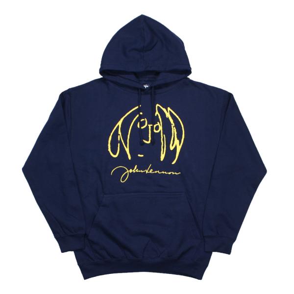 JOHN LENNON / SELF PORTRAIT・Cotton/Polyester・裏起毛・Dark Navy・Set-In Sleeve / セットイン・スリーヴ・Kangaroo Pocket / カンガルー・ポケット・Offic...