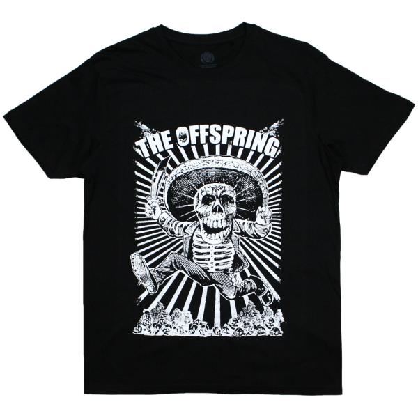 THE OFFSPRING / JUMPING SKELETON・100% Cotton・Black・Official Licensed・Made in UKUNISEX]参考SIZE : 身幅 : 着丈Small : 44~49cm : ...