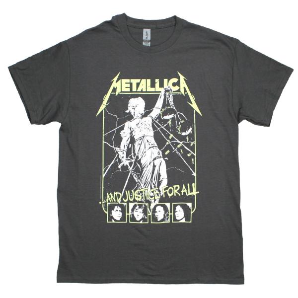 METALLICA / ...AND JUSTICE FOR ALL (1988)4作目のスタジオ・アルバム「...And Justice for All」カヴァーアートワークとメンバーのポートレートを組み合わせたデザイン。・100% He...