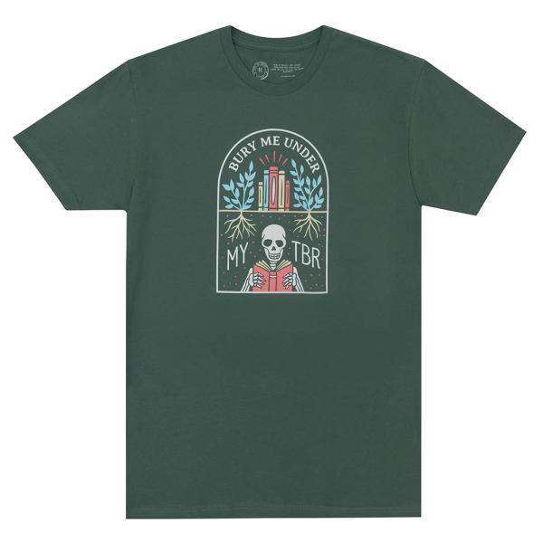 アウト・オブ・プリントBURY ME UNDER MY TBRDesign by Nerdy Ink墓石はいらない、ただTBRの下に埋めてくれ。I don't need a tombstone, just bury me under my ...