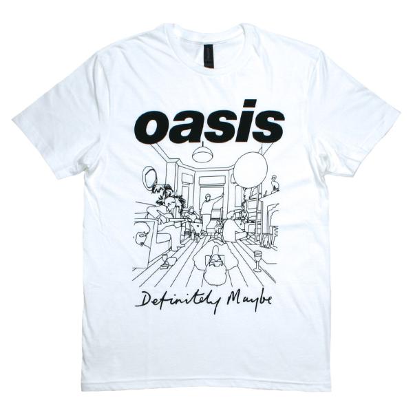 OASIS / DEFINITELY MAYBE (1994)1994年にリリースされたデビュースタジオアルバム「Definitely Maybe」カヴァーアートワークアウトラインデザイン。・100% Soft-Style Cotton・W...