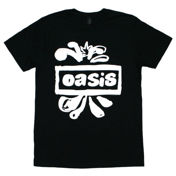OASIS / DRAWN LOGO・100% Soft-Style Cotton・Black・Oasis Merchandising Limited.・Made in UK[UNISEX]参考SIZE : 身幅 : 着丈Small : 4...