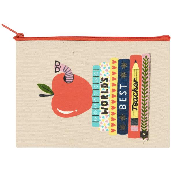 アウト・オブ・プリントWORLD'S BEST TEACHER POUCHArtwork by Holly Maguire世界中の先生たちの激務、献身、情熱を讃えてデザインされた"世界一の先生"ポーチ。私たちの人生に違いを齎してくれる"先生...