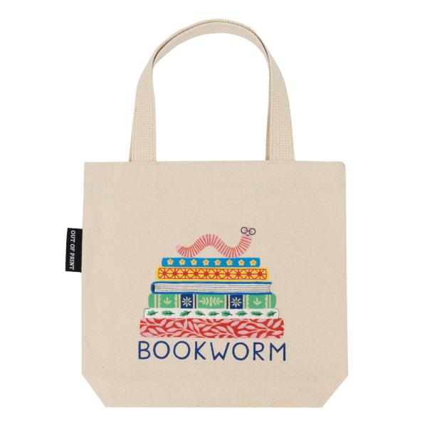 アウト・オブ・プリントBOOKWORM MINI TOTE BAGArtwork by Holly MaguireSmall bags, big style!素材 : 100% Cotton Canvas表裏同デザインBottom guss...
