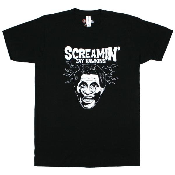SCREAMIN' JAY HAWKINS / PORTRAIT・100% Cotton・Black・Official Licensed[UNISEX]参考SIZE : 身幅 : 着丈Small : 44~49cm : 66~71cmMed...