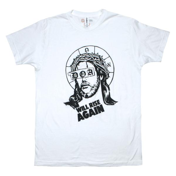 D.O.A. / WILL RISE AGAIN・100% Cotton・White・Official Licensed[UNISEX]参考SIZE : 身幅 : 着丈Small : 44~49cm : 66~71cmMedium : 49...