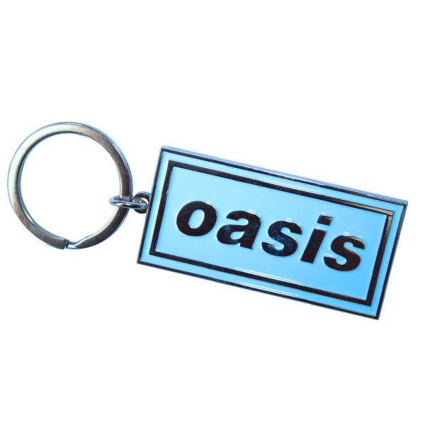 OASIS / DECCA LOGO KEYCHAIN・材質 : Zinc Alloy (亜鉛合金), Soft Enamel (ソフトエナメル)・Die Casting (金型鋳造)・Size : 58mm x 28mm・Oasis Me...