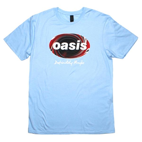 OASIS / DEFINITELY MAYBE (1994)・100% Soft-Style Cotton・Light Blue・Oasis Merchandising Limited.・Made in UK[UNISEX]参考SIZE ...