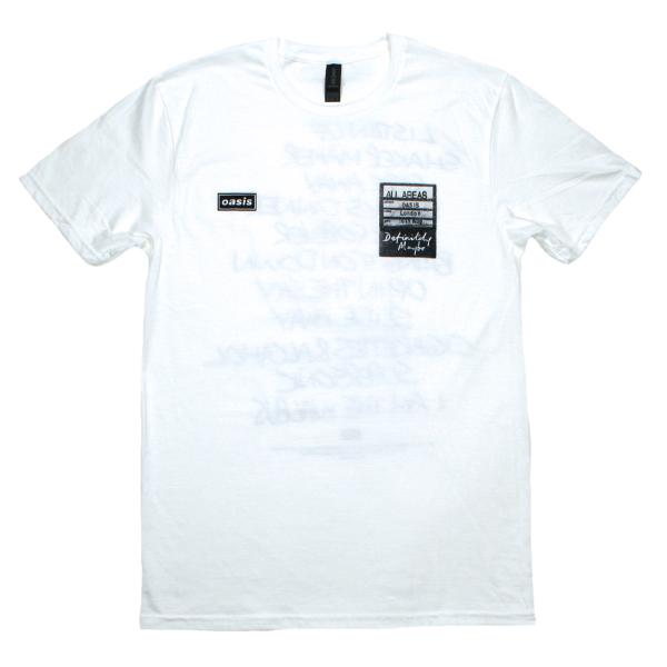 OASIS / SET LISTSet list in Oasis roadie Phil Smith’s own hand from the Leeds Irish Centre gig of August 10th 1994 -just...