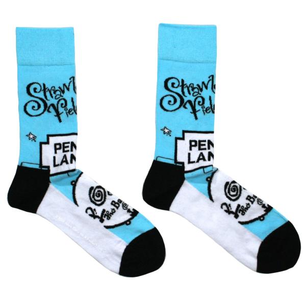 THE BEATLES / STRAWBERRY FIELDS FOREVER/PENNY LANE・素材 : 85% Cotton, 13% Nylon, 2% Elastane(Spandex)・Size : 25.5cm ~ 29.5...