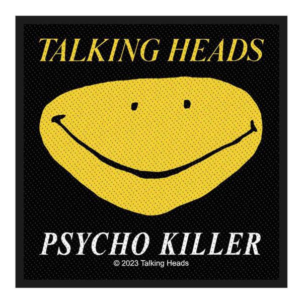 TALKING HEADS / PSYCHO KILLER (1977) UK EDITIONfrom the album Talking Heads: 77・刺繍ワッペン・Sew On (縫い付け)・サイズ : 98 x 100mm・Of...