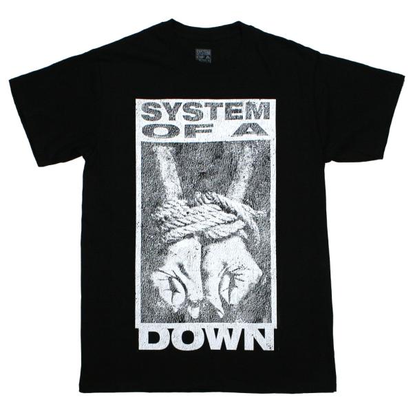 SYSTEM OF A DOWN / ENSNARED・100% Cotton・Black・Made in UK・Official Licensed[UNISEX]参考SIZE : 身幅 : 着丈Small : 44~49cm : 65~6...