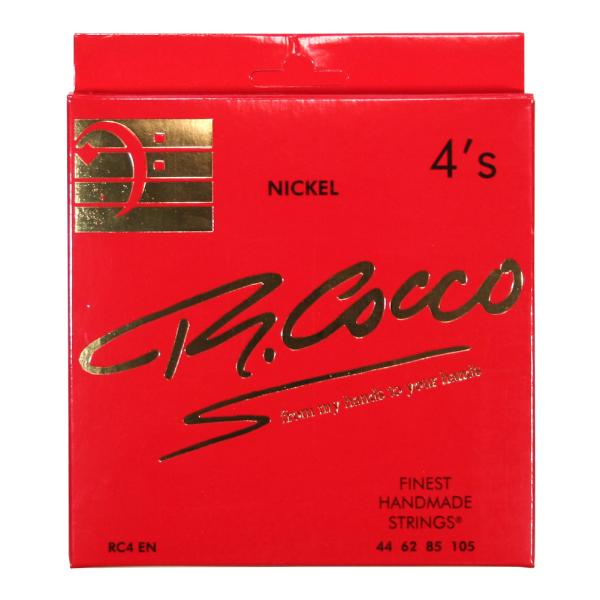 RICHARD COCCO SENIOR ELECTRIC BASS STRINGS 4’s / RC 4EN (.044-.105)イタリアの古き良き弦楽器製作のノウハウをダイレクトに受け継ぐ伝説の弦。Richard Cocco Seni...