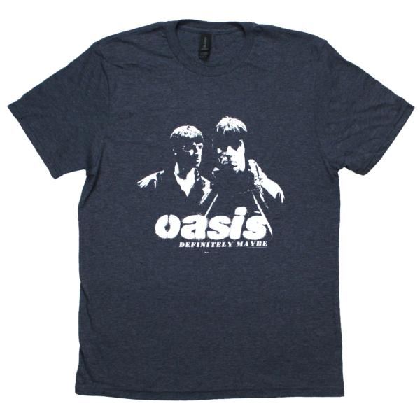 OASIS / DEFINITELY MAYBE (1994)・65% Cotton, 35% Polyester・Soft-Style Cotton・Heather Navy・Oasis Merchandising Limited.・Of...