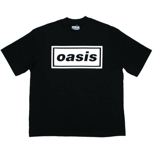 OASIS / DECCA LOGO・100% Combed Cotton・Heavyweight - 300gsm/8.8oz・Black・Oversized Boxy Fitting・Official Licensed・Made in ...
