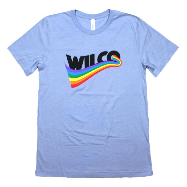 WILCO / PURSUIT OF HAPPINESS・52% Cotton, 48% Polyester・Premium Lightweight 4.2oz Vintage Style・Light Blue・Official Licen...