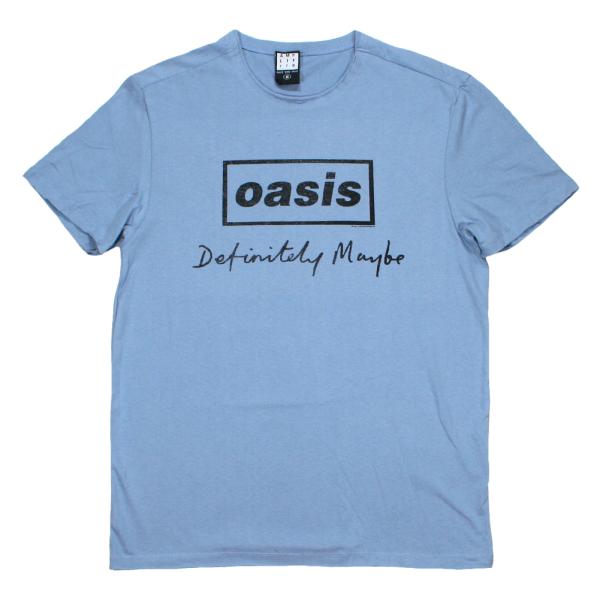 OASIS DEFINITELY MAYBE DISTRESSED・100% Cotton・Strange Blue・Soft Carbon Brushed Finish（ヴィンテージ感を演出するカーボンブラッシュ加工）・Twin-Need...