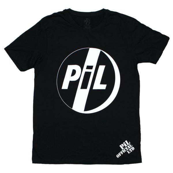 PUBLIC IMAGE LTD / PIL LOGOPiLOFFICIALLTD・100% Cotton・Black・Official Licensed・Made in UK[UNISEX]参考SIZE : 身幅 : 着丈Small : ...