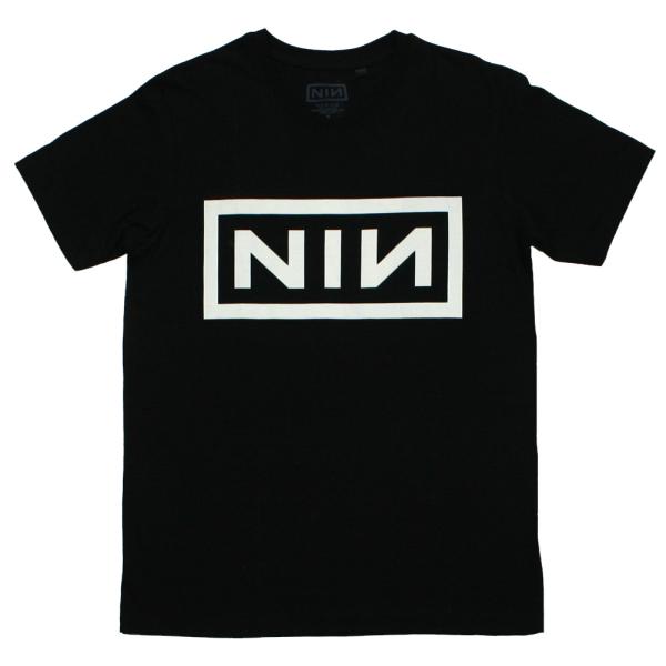 NINE INCH NAILS / CLASSIC LOGO・100% Cotton・Soft-Style Cotton・Black・Official Licensed・Made in UK[UNISEX]参考SIZE : 身幅 : 着丈S...