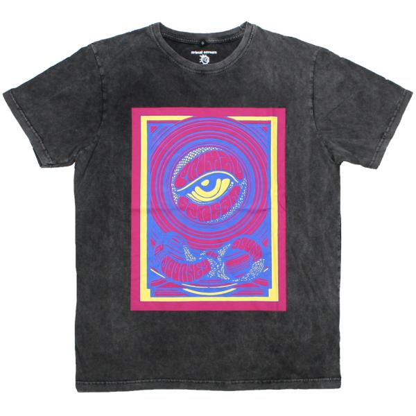 PRIMAL SCREAM / A JOURNEY INTO SOUND・100% Cotton・Stone Wash・Charcoal Grey・Official Licensed・Made in Egypt顔料染め、ストーンウォッシュ加...