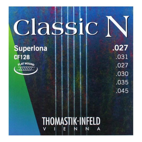 THOMASTIK-INFELD / CLASSIC NSuperlona CF128Thomastik-Infeldが誇るクラシックギター用ナイロン弦の定番モデル「Classic N」透明感のある澄んだ音色と、自然でバランスの取れたレスポ...