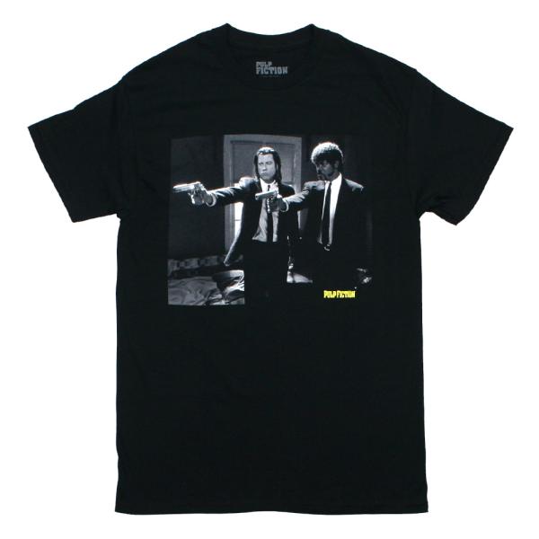 PULP FICTION / JULES WINNFIELD &amp; VINCENT VEGA・100% Cotton・Black・Officially Licensed Pulp Fiction Apparel・From Goodie...