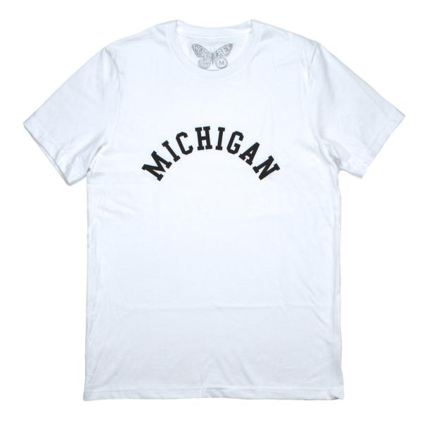 "MICHIGAN" worn by IGGY POP (1969)Iggy Popが1969年頃に着用していた“MICHIGAN” Tシャツを再現。バックステージパス風のHang Tagには、着用写真と年代、場所が記されています。・100...