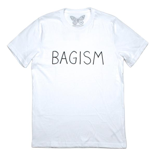 JOHN LENNON AND YOKO ONO / BAGISMジョン・レノンとオノ・ヨーコが提唱した“Bagism”を象徴するデザイン。袋(バッグ)に入るパフォーマンスを通じて、外見や人種、性別といった先入観を排し、本質のみで人を評価す...