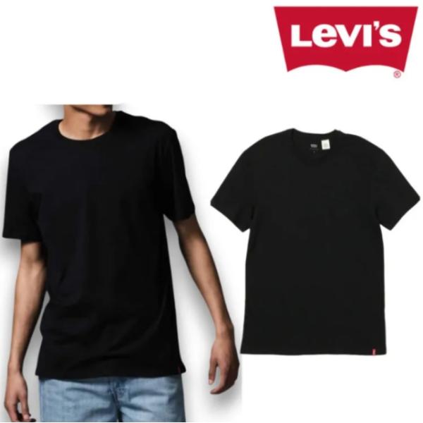 【商品説明】柔らかなジャージー素材のクルーネックTシャツが2枚セットになっています。裾にLevi’sのレッドタブ付きです。【商品詳細】商品名：スリム2パックTシャツ BLACK +カラー：BLACK + BLACK　素材：綿100%品番：7...