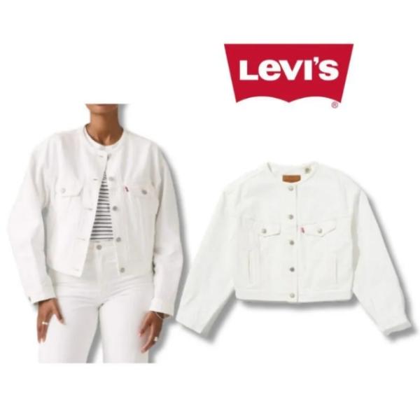 【商品説明】Levi’sの名品トラッカージャケットを、現代的にアップデートしたSHRUNKEN 90sモデルです。全体にほどよいゆとりを持たせたシルエットながら、襟をノーカラー仕様にすることで抜け感と洗練された印象を両立。シンプルなトップス...