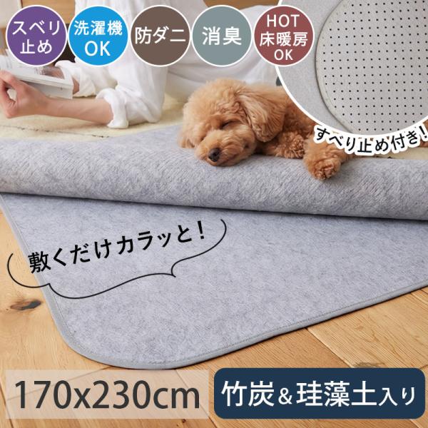 品名： カラリーノ プレミアム生産国：中国梱包：折り畳み素材：表地：不織布(ポリエステル100％)※シリカゲル・竹炭・珪藻土　　　裏地：不織布(ポリエステル100％)・PVCすべり止め、紙センサー除湿シート 除湿マット 湿気取り 除湿ラグ ...