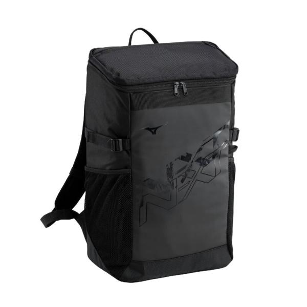 商品名　★ミズノ【N-XTバックパック(30L)】33JDC00090ブラック/ブラック★製造メーカー ミズノ株式会社：ベトナム製定価 本体税込価格￥12,100（税抜価格￥11,000）商品サイズ：L33×W18×H52cm：約３０リット...