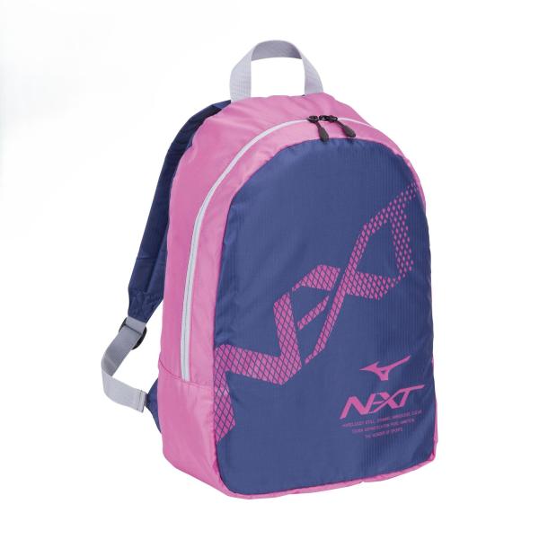 商品名 ●ミズノ）ポケッタブルバックパック33JM204387ネイビー/ピンク約20リットル★製造メーカー ミズノ株式会社：中国製定価 本体税込価格￥２，９７０（税抜価格￥２，７００）商品サイズ 縦：L30×W16×H46cm：約20リット...