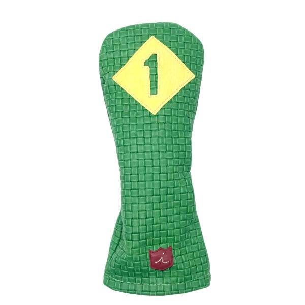 イリアックゴルフ　本革（牛革）ヘッドカバーVINTAGE3シリーズ 限定品ドライバー用2005年の設立以来、多くのPGAツアー選手、セレブリティに商品を提供しているアメリカのゴルフアパレル＆アクセサリーブランド「イリアックゴルフ」。レトロな...