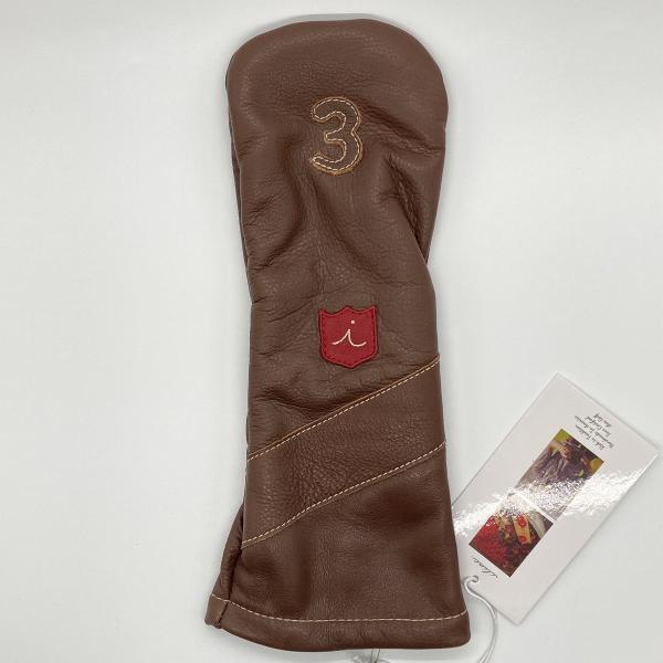 イリアックゴルフ　本革（牛革）ヘッドカバーROYALシリーズ3番フェアウェイウッド用■イリアックゴルフは2005年の設立以来、多くのPGAツアー選手、セレブリティに商品を提供しているアメリカのゴルフアパレル＆アクセサリーブランド■ご注意　・...