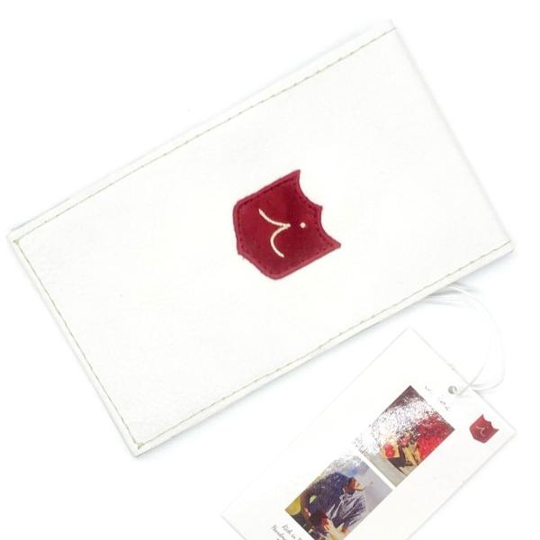 Iliac Golf Yardage Book Cover Heritage Collection Pure White  Pitch Black ヤーデージブックカバー ヘリテージ コレクション ピュアホワイト ピッチブラックイリアックゴ...